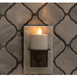 Luminara Flameless Candle Nightlight - Patented Flickering Real-Flame Effect Technology Mimics Real Candle - Plugs into Outlet - Dusk to Dawn Sensor Auto Switch On/Off - Safe for Families Kids Pets