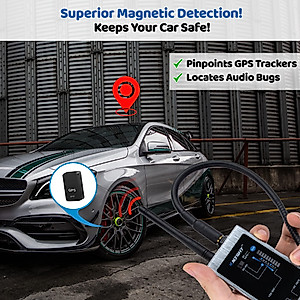 KNIGHT Premium Hidden Devices Detector - Hidden Camera Detectors RF Detector & Bug Detector | Hidden Camera Finder for GPS Tracking/Radio Frequency Signal Detection Anti Spy Detector Spy Bug Sweeper