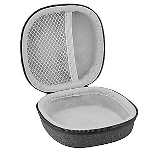 Geekria Shield Earbuds Case Compatible with Beats Powerbeats Pro True Wireless Earbuds, Replacement Protective Hard Shell Travel Carrying Bag with Cable Storage (Grey)