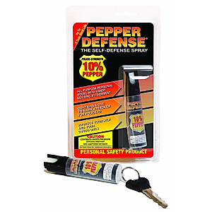 Guard Alaska 9 oz. Bear Spray Repellent with Belt Clip Holster and Pepper Defense 1/2 oz. Pepper Spray - Maximum Strength Formula for Hiking, Camping, Outdoors, Self Defense