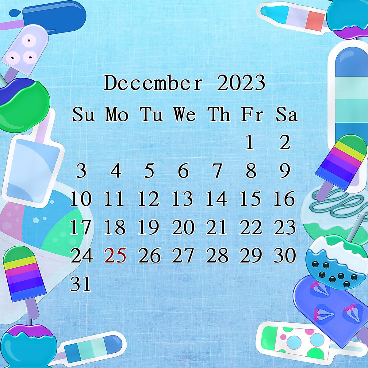 2023-2024 CD-Style Desk Calendar 16 Months Calendar/Planner / (Edition #025)
