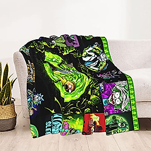 Kavcoc Warm and Cozy Anime Blanket: All-Season Flannel Fleece Throw for Sofa, Bed, and Living Room - 60x50 Inches