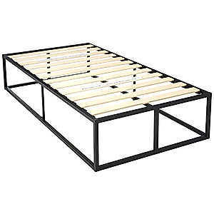 ZINUS Joseph Metal Platforma Bed Frame, Twin & 8 Inch Green Tea Cooling Gel Memory Foam Mattress / Cooling Gel Foam / Pressure Relieving / CertiPUR-US Certified / Bed-in-a-Box, Twin