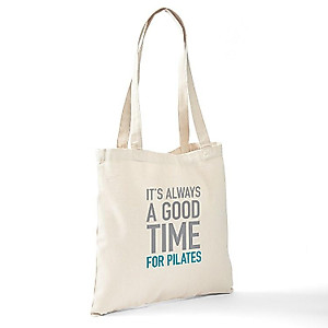 CafePress Pilates Tote Bag Natural Canvas Tote Bag, Reusable Shopping Bag