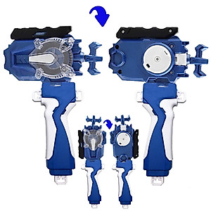 Burst Super King B-160 King Helios .Zn 1B Starter Booster with Bey Battle Burst Sparking Launcher LR Left and Right Spin and Grip Spinning Top Toys Set