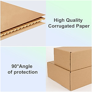 MEBRUDY 12x9x4 Inches Shipping Boxes Pack of 20, Small Corrugated Cardboard Box for Mailing Packing Literature Mailer