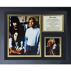 Legends Never Die Nirvana Framed Photo Collage, 11x14-Inch (16179U)
