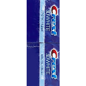 Crest 3D White Whitening Toothpaste, Radiant Mint, 3.5 Ounce (Pack of 2)