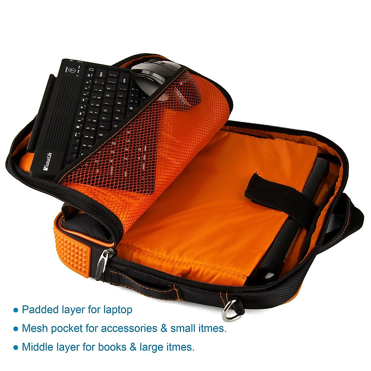 11 12 in Laptop Tablet Bag Compatible with Samsung Galaxy Tab S10 Plus, S9 Plus, S7 FE, Galaxy Tab S8 Plus