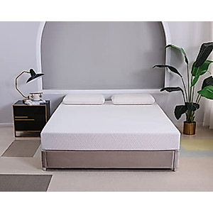 MLILY Green Tea 8" Memory Foam Mattress | Cooling Gel Infused for Cool Sleep | 10 Year Warranty | CertiPUR-US Certified | Bed in Box | Made 100% in USA | Medium Firm | Full Size,GRNTEA8-F