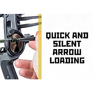 Trophy Ridge Kill Shot Whisker Biscuit Archery Arrow Rest, Ambidextrous, Brown, Medium