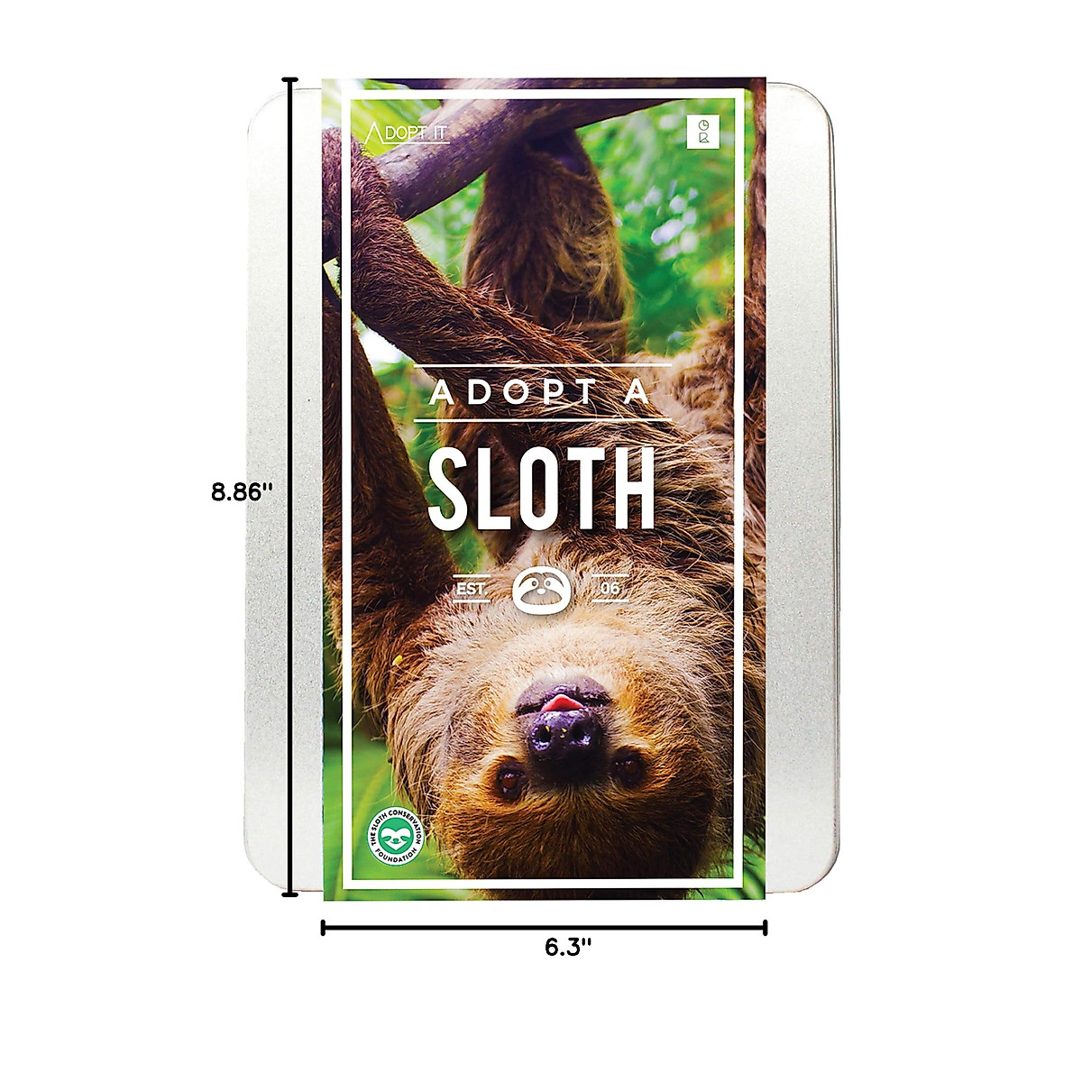 Gift Republic Sloth Adopt It, One Size, Multicolor