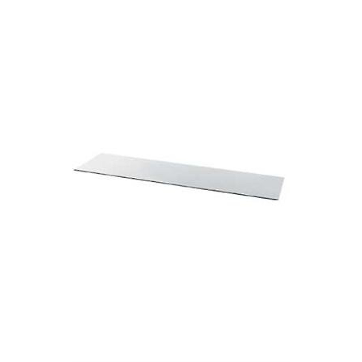 SSWBasics Tempered Glass Shelf - 12" W x 48" L x 3/16" - Set of 2