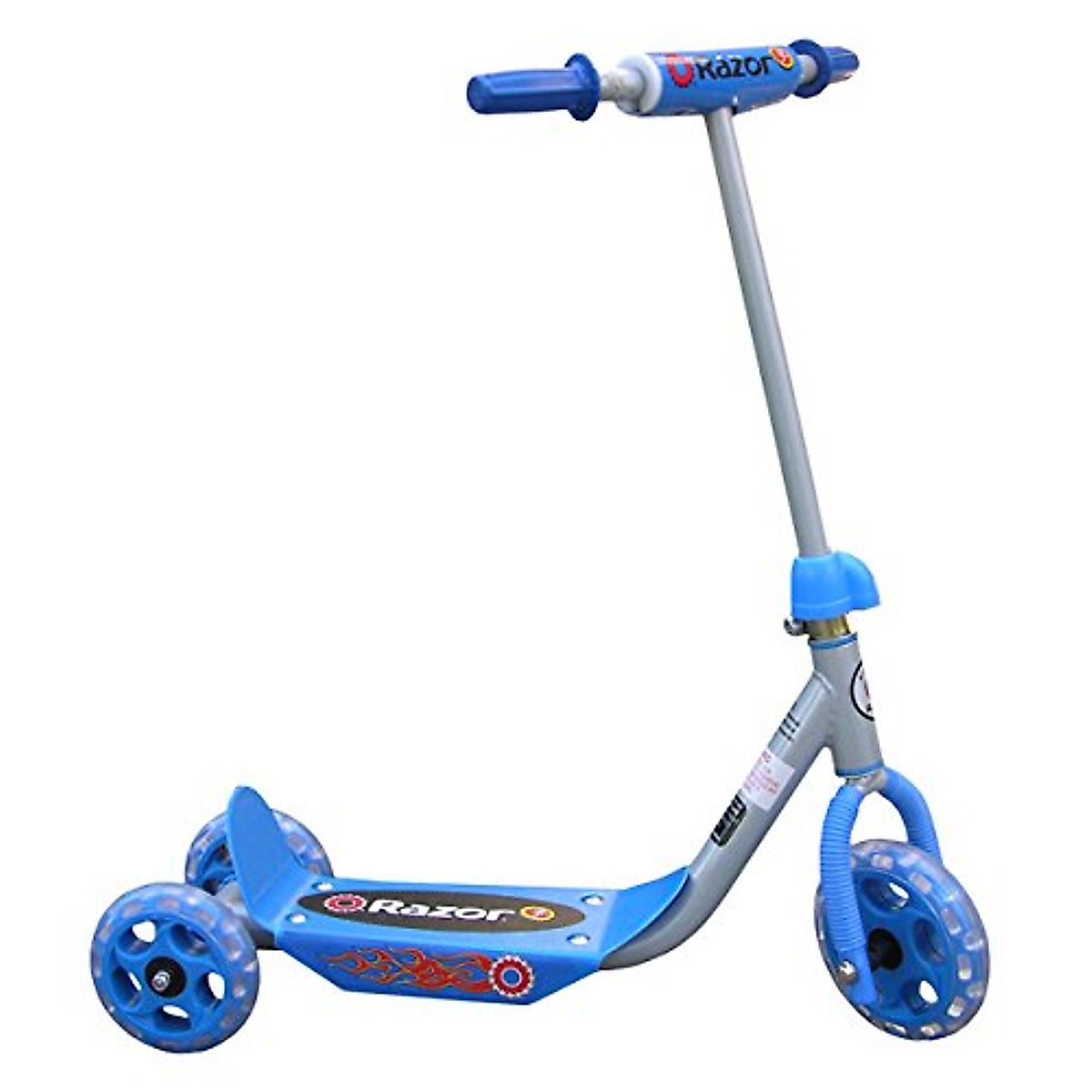 Razor A2 Kick Scooter for Kids – Wheelie Bar, Foldable, Lightweight, Front Vibration Reducing System, Adjustable Height Handlebars & Jr. Lil' Kick Scooter
