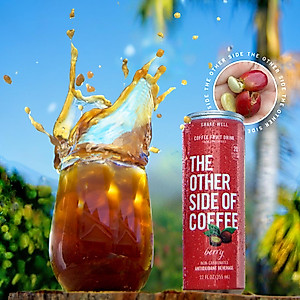 The Other Side of Coffee – Upcycled Coffee Fruit Juice Drink, Non-Carbonated, Antioxidant Rich, Low Caffeine (30mg), Low Calorie, Low Sugar, 100% Natural, 12 Fl Oz, Berry Flavor (Pack of 12)