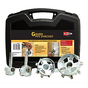 Rectorseal 98050 Golden Pipe Shredder Kit, Silver