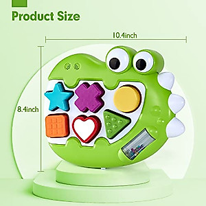 1 Year Old Toys for Boys Girls - Light up Shape Sorter Musical Toys for Toddlers 1-3 - Montessori Toys for 1 Year Old Boy Gifts - Toddler Learning Toys Ages 1-2 - One Year Old Boy 1st Birthday Gift