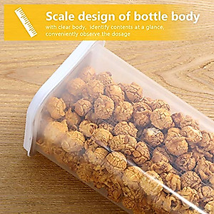 Airtight Food Storage Container Set with Lids, 9 pcs Plastic Food Container BAP Free Kitchen Pantry Organization and Storage Canisters for Organizing Flour Sugar Cereal with 12 Labels & Marker, White