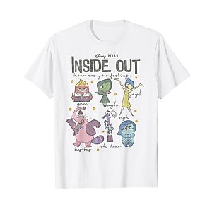 Disney Pixar Inside Out How Are You Feeling Group Shot T-Shirt
