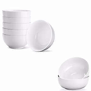 Yedio 90 oz Pasta Bowls 10 oz Porcelain Bowls