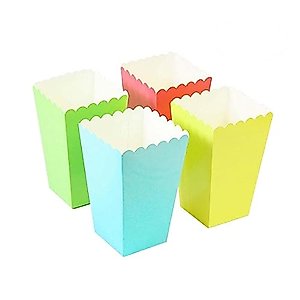 Popcorn Holder 8pcs Popcorn Boxes Dot Design Popcorn Box Popcorn Cartons Polka Dot Decorate Popcorn Boxes Popcorn Containers