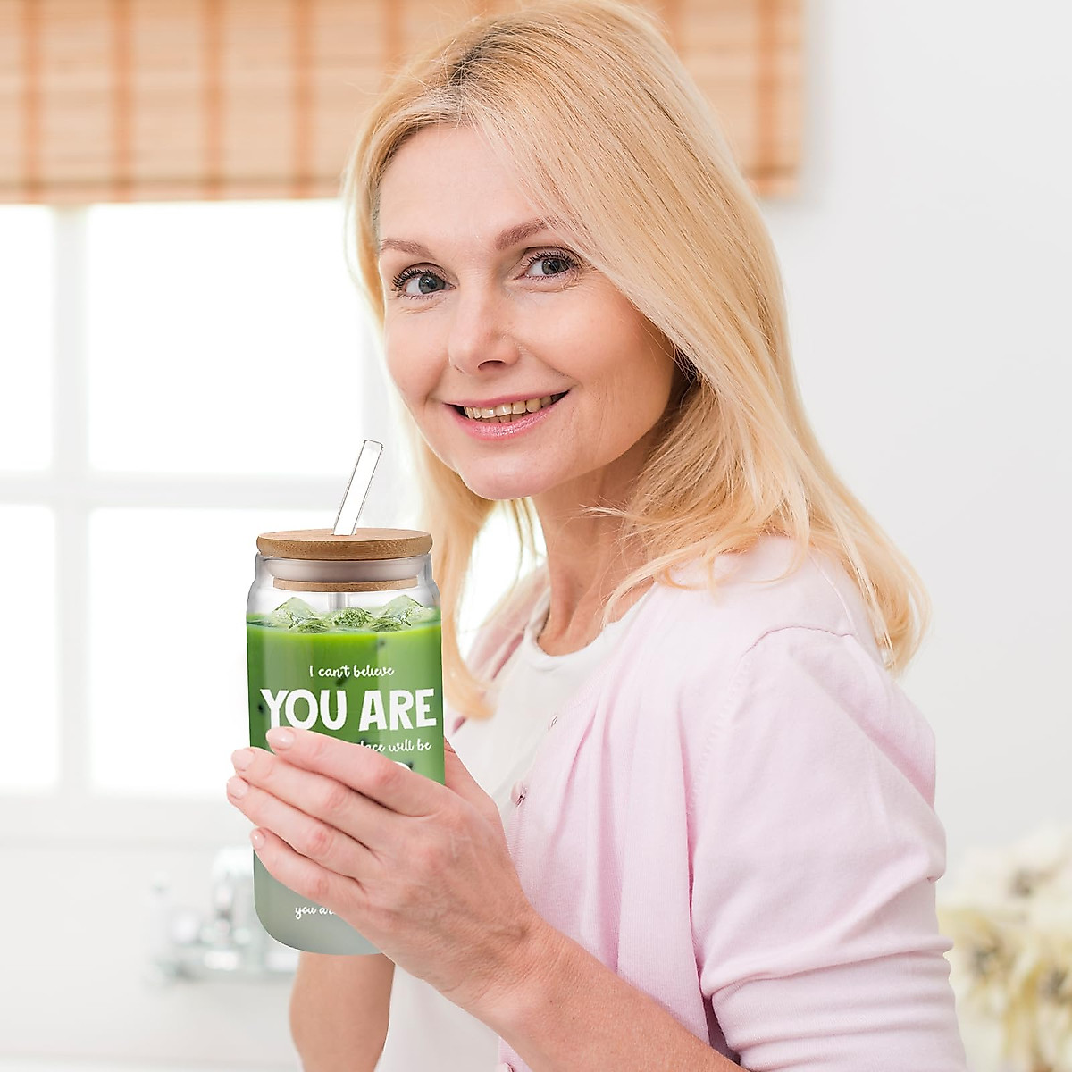 HNSHAG Coworker Leaving Gifts For Women - Farewell Gifts For Coworkers - Going Away Gifts For Friends - Goodbye Gifts For Colleagues, Boss, Work Bestie, Men - 16 Oz Can Shaped Glass Cups