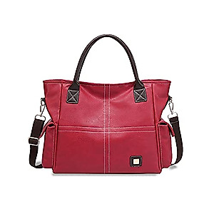 Tote Shoulder Bag for Women Large Purse and Handbag Soft School Top Handle Bag Travel Bag