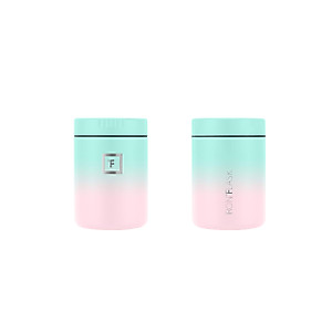 IRON °FLASK Food Jar - 16 Oz, Foldable Spoon, Leak Proof, Vacuum Insulated Thermo, Stainless Steel, Storage Lunch, Container, Canteen, Double Walled, Portable Food Bowl