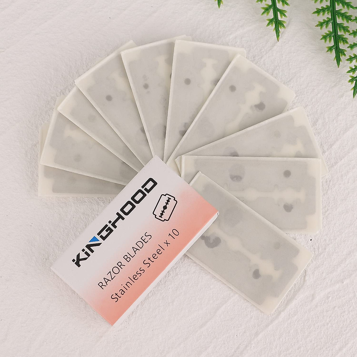 100 Count Safety Razor Blades - Single Blade Razor Blades for Shaving - Stainless Steel Double Edge Razor Blades for a Smooth and Precise Shave