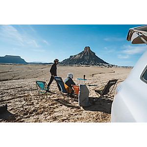 Klymit Ridgeline Camping Chair for Adults, Folding Chair for Outside, Blue