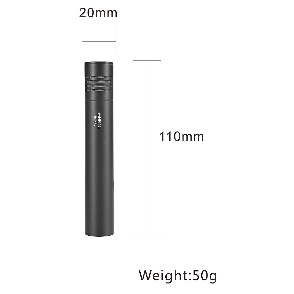 HEIMU Professional Condenser Microphone (Condenser Mic)