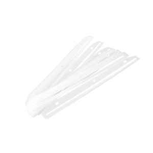 Baumgartens Magazine Organizer 12 Pack WHITE (JT-9000)