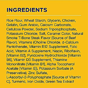 PEDIGREE DENTASTIX Large Dog Dental Treats Beef Flavor Dental Bones, 62.4 oz. Multipack (72 Treats)