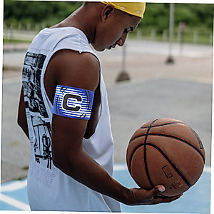 VANZACK 4 Pcs Armband Goalkeeper Kit Youth Captain Band Captain Hand Band Captain Arm Bands Captain for Soccer Running Equipment Soccer Training Fitness Polyester Adjustable