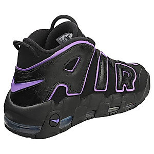Nike mens Air More Uptempo '96, Black/Action Grape-black, 10