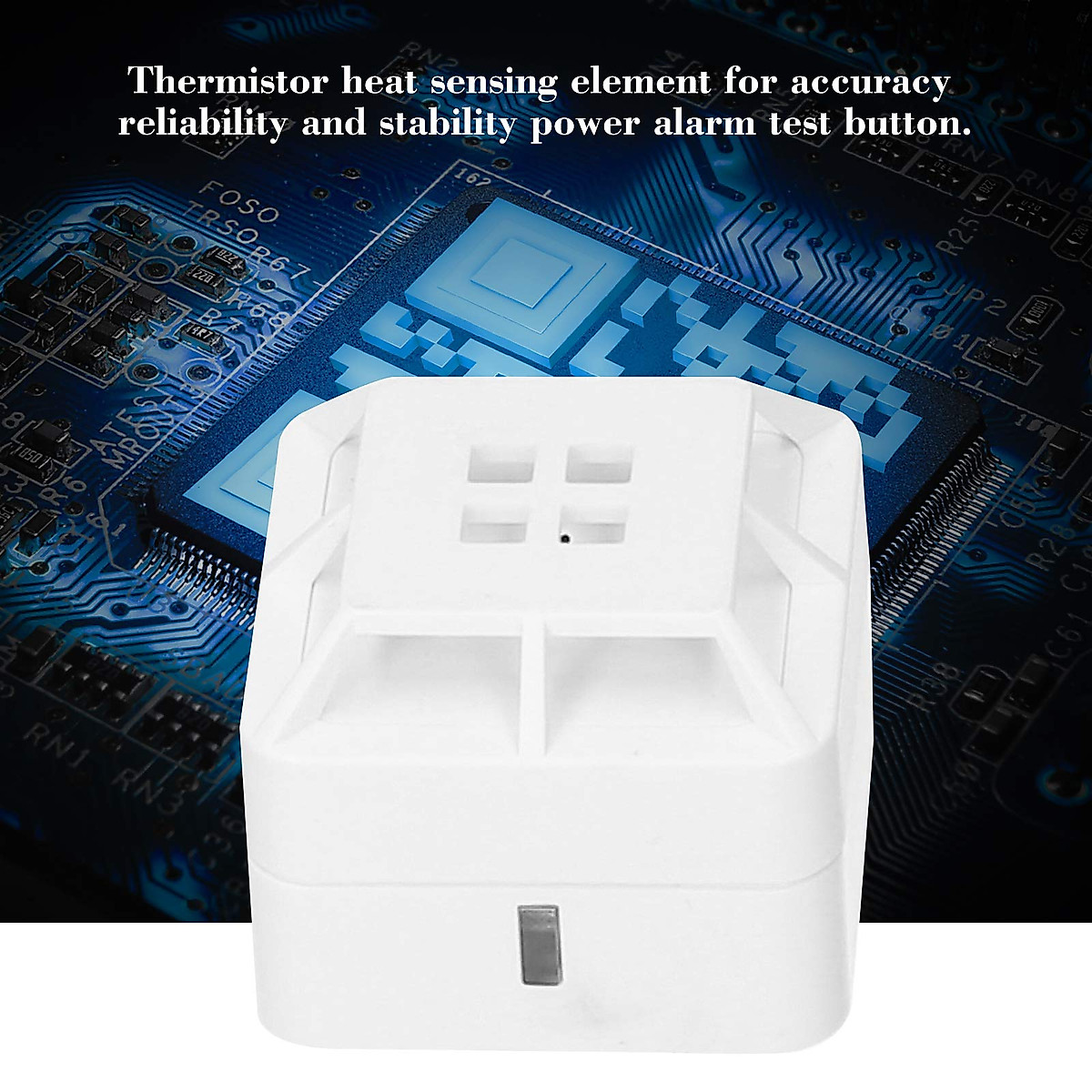 Splenssy Heat Alarm Heat Detector Fixed Temperature 5 Year Battery Powered 85dB Alarm Sound for Home Kitchen Garage