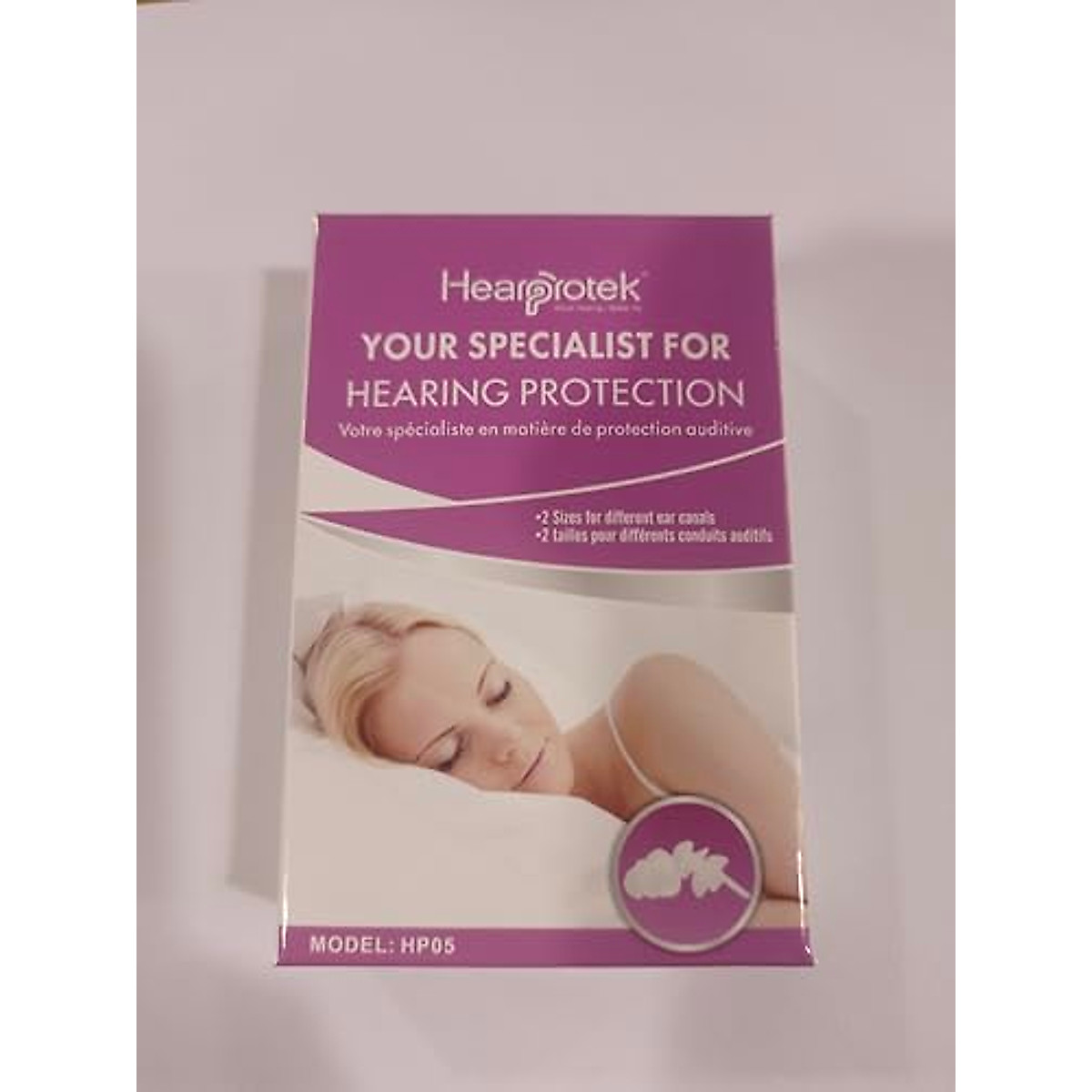 Hearprotek Sleeping Ear Plugs,2 Pairs Ear Plugs (32db & 30db) Ultra Soft Noise Reduction and Hearing Protection earplugs for Side Sleepers, snoring, Travel, Working, Safety (Pink)