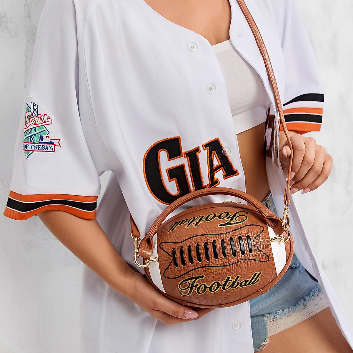 ENJOININ Fashion Game Boy Design Women's Chain Bags Crossbody Bag Shoulder Purses Teens Girls Women Novelty Handbag