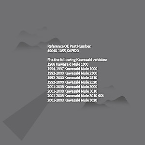 Electric Fuel Pump Fits Kawasaki Mule 1000 2500 2510 2520 3000 3010 3010 4X4 3020 Replace 49040-1055 KAF620