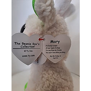 TY Mary - White Easter Lamb with Ears - 6"