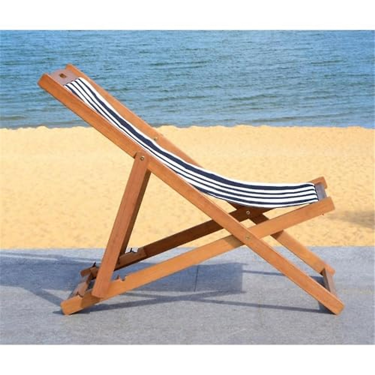 SAFAVIEH PAT7040A SET2 Outdoor Collection Loren Teak