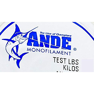 Ande Premium Monofilament Line with 300-Pound Test, Clear, 0.25-Pound Spool (33-Yard)