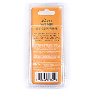 Disco Ball Wine Stopper, Groovy Barware, Retro Party Accessories, 70s Bottle Stopper, Trendy Mirror Ball Drinkware