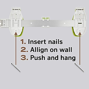 National Hardware N260-147 Art Tool Easily Installs Pin Sized Bubble Level and Nails Included, Aluminum