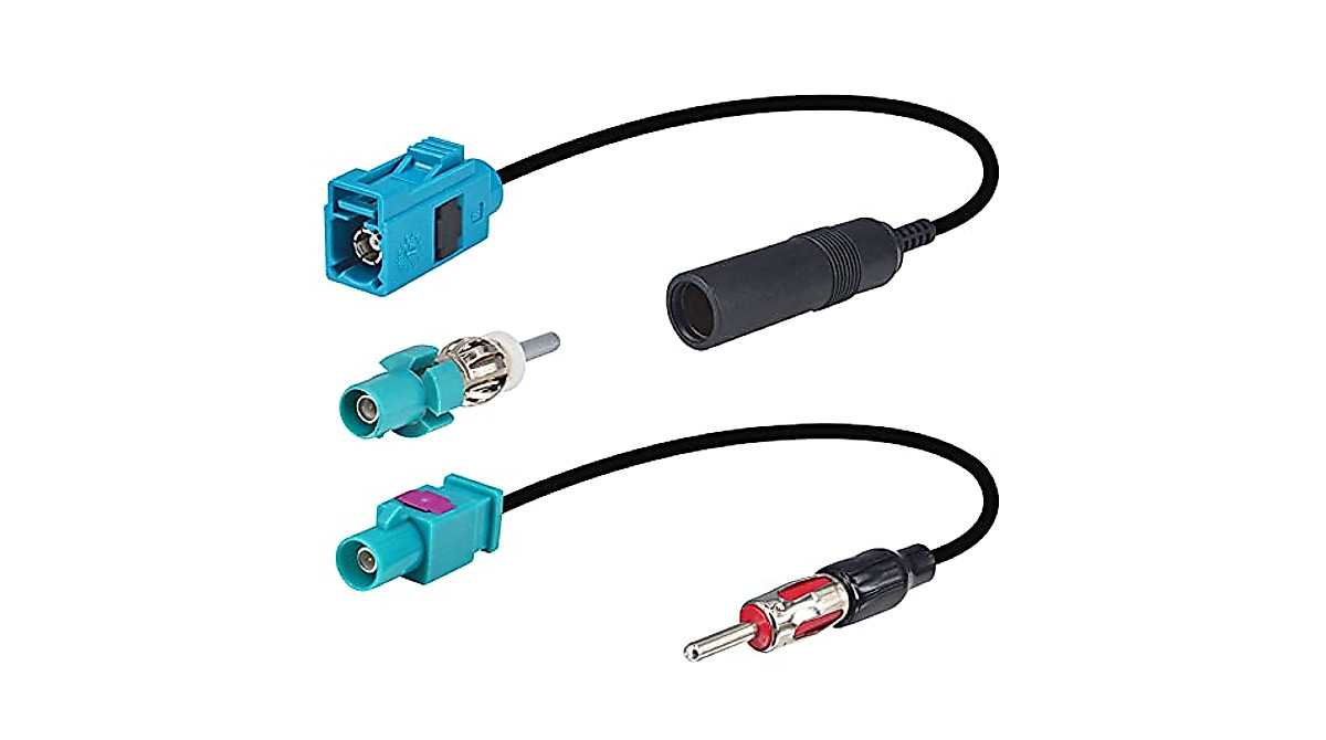 Universal Car Antenna Adapter Cable - Fakra Z to DIN