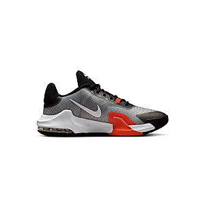 Nike Unisex Air Max Impact 4 - Lace Up Mesh Style Basketball Shoe - Black Red 13