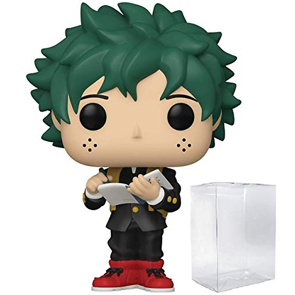 Funko My Hero Academia - Izuku Midoriya (Deku) Pop! Vinyl Figure (Bundled with Compatible Pop Box Protector Case), Multicolor, 3.75 inches