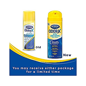 Dr. Scholl's Odor-X Odor Fighting Spray Powder 4.70 oz (Pack of 5)