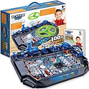 Dr. STEM Toys Circuit Science Kit, Includes Over 100 Electrical Experiments with Lights, Sounds, and Action - for Boys and Girls Ages 8+