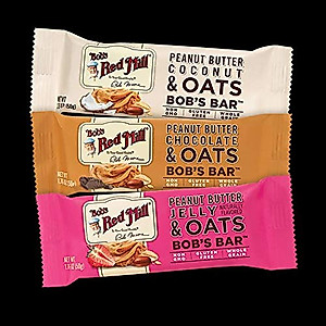 Bob's Red Mill Peanut Butter Jelly & Oats Bob's Bar 1.48 Ounce (Pack of 5)